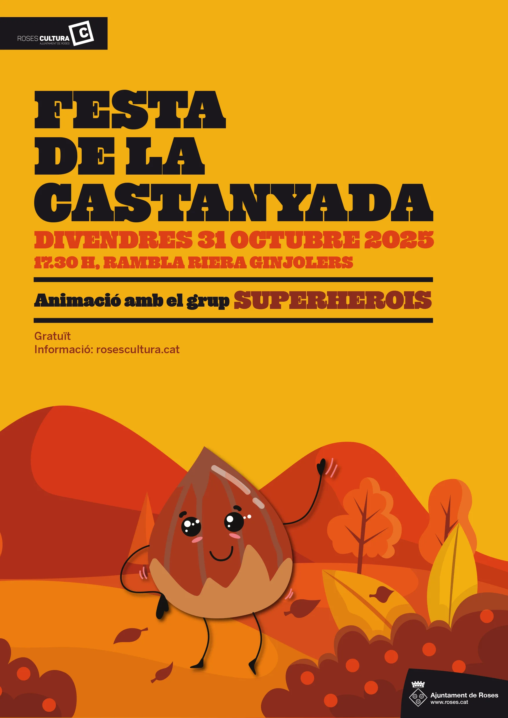 Castanyada 2025 - Festa de la Castanyada 2025 | Roses Cultura